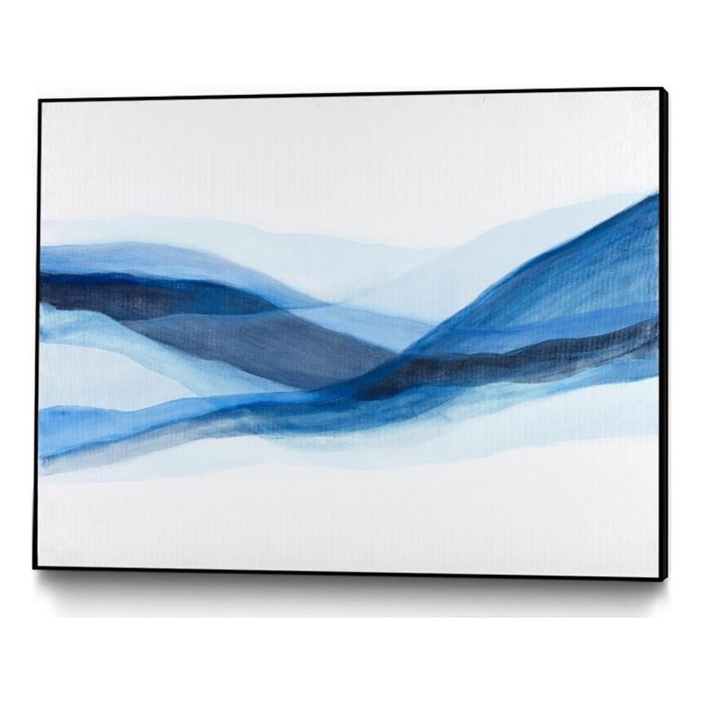 Giant Art Canvas 24x18 BALEINE Framed in White - Walmart.com