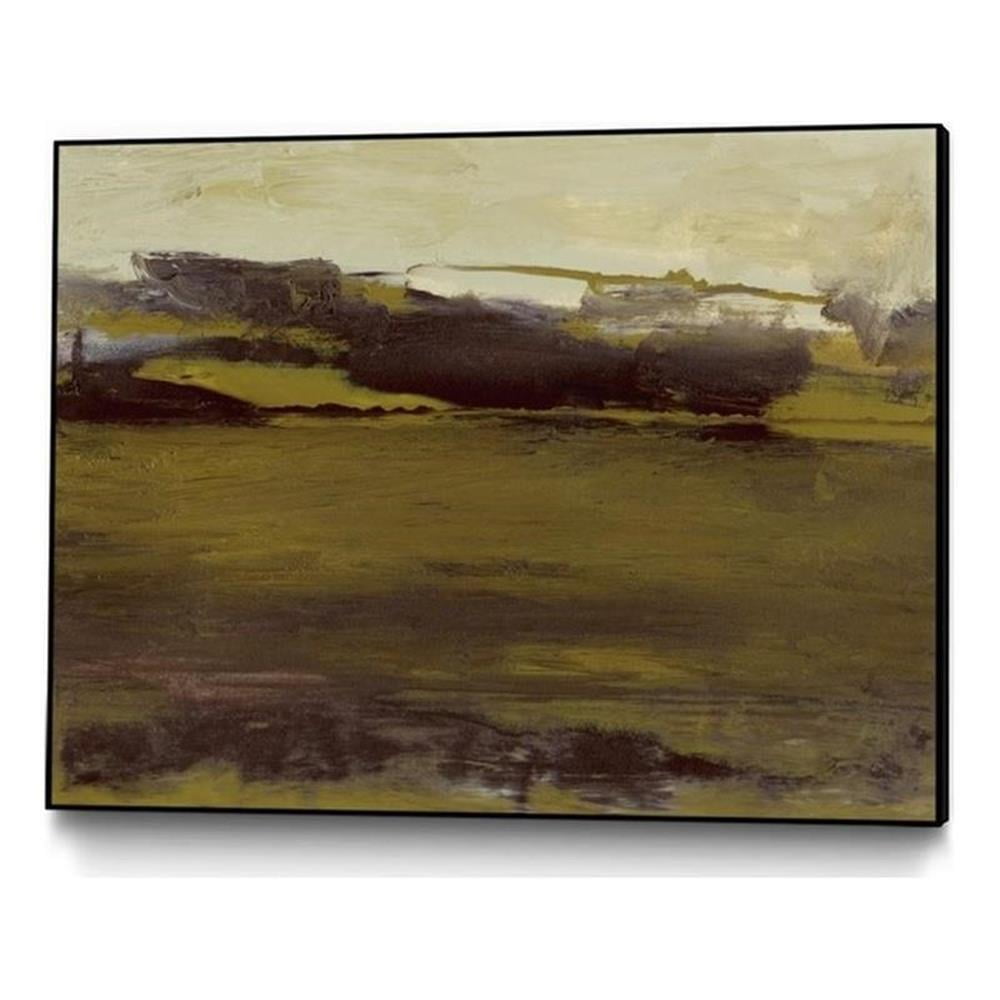 Giant Art Canvas 24x18 Milieu III Framed in Green - Walmart.com