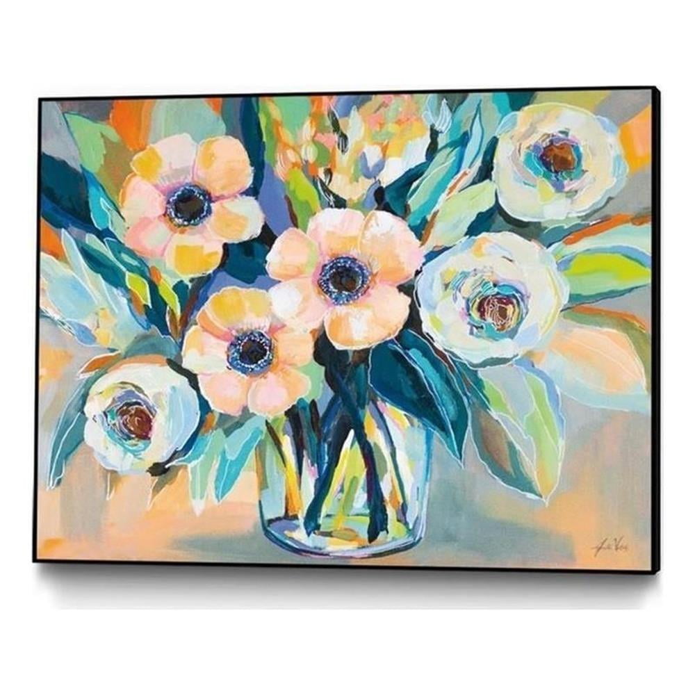 Giant Art Canvas 24x18 Optimism Framed in Multi-Color - Walmart.com
