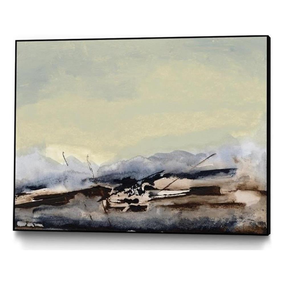 Giant Art Canvas 24x18 Shanthih II Framed in Green - Walmart.com