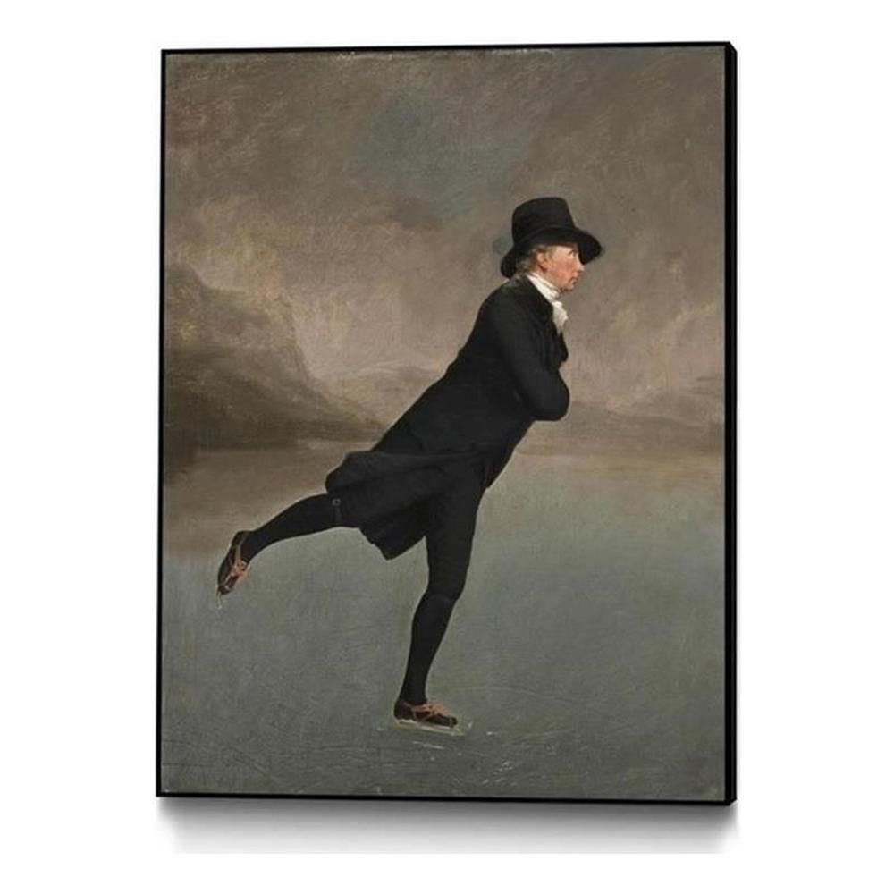 Giant Art Canvas 30x40 Reverend Robert Walker Skating Framed in Multi ...