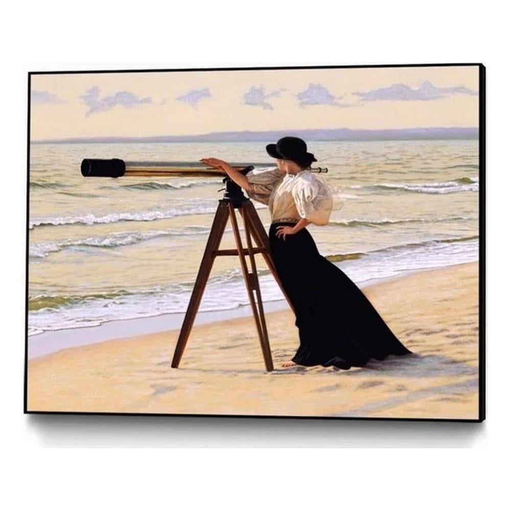 Giant Art Canvas 32x24 Outlook Framed in Multi-Color - Walmart.com