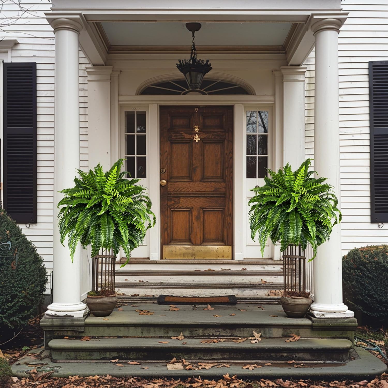 Giant Artificial Boston Ferns for Outdoors Large – Resistant Lifelike ...
