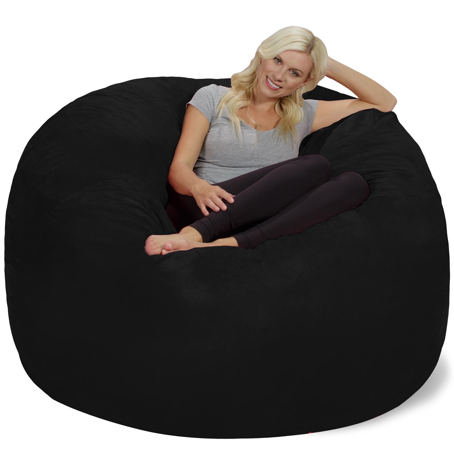 RelaxSack 6 ft Extra Large Love Sack Bean Bag - Ideal for Two Adults ...