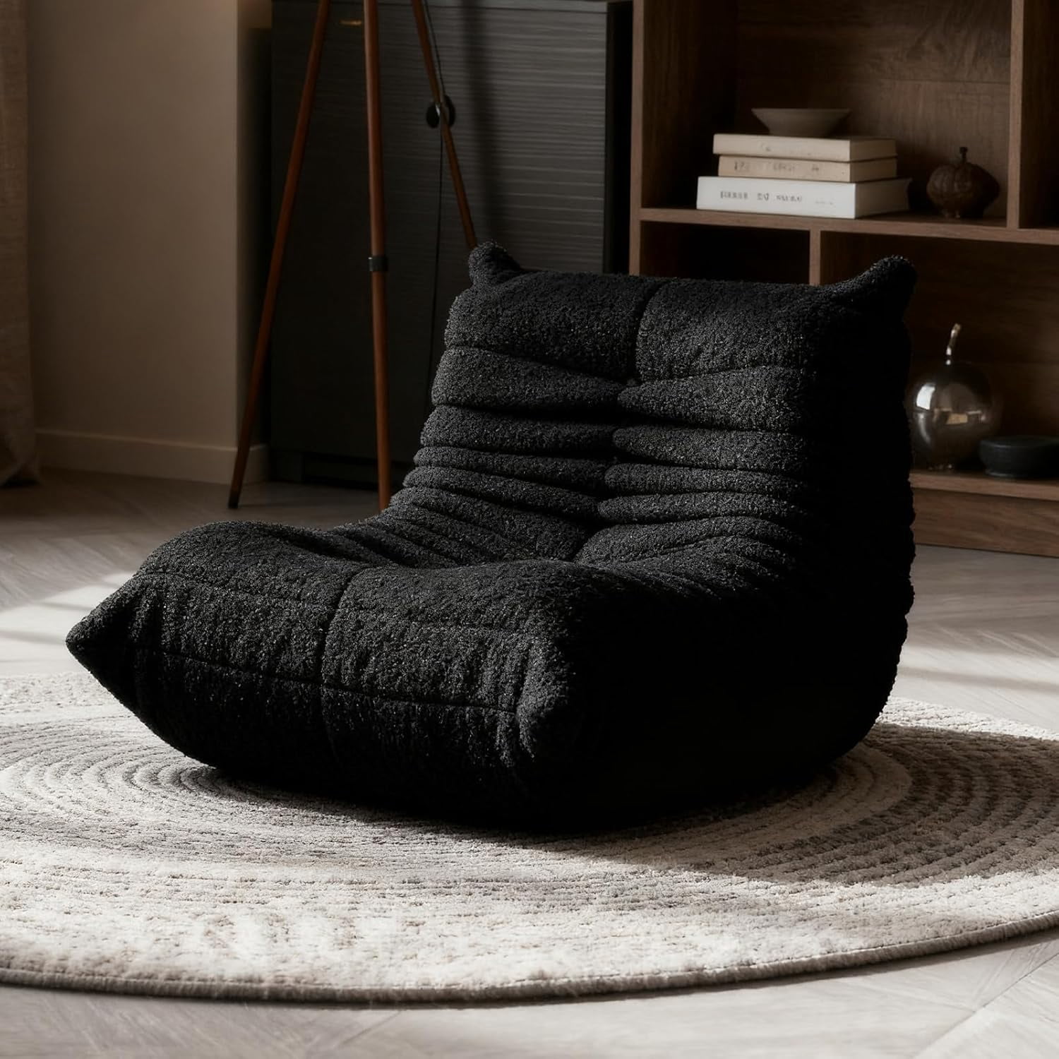 Giant Bean Bag Chair for Adults Fireside Beanbag for Living Room with ...