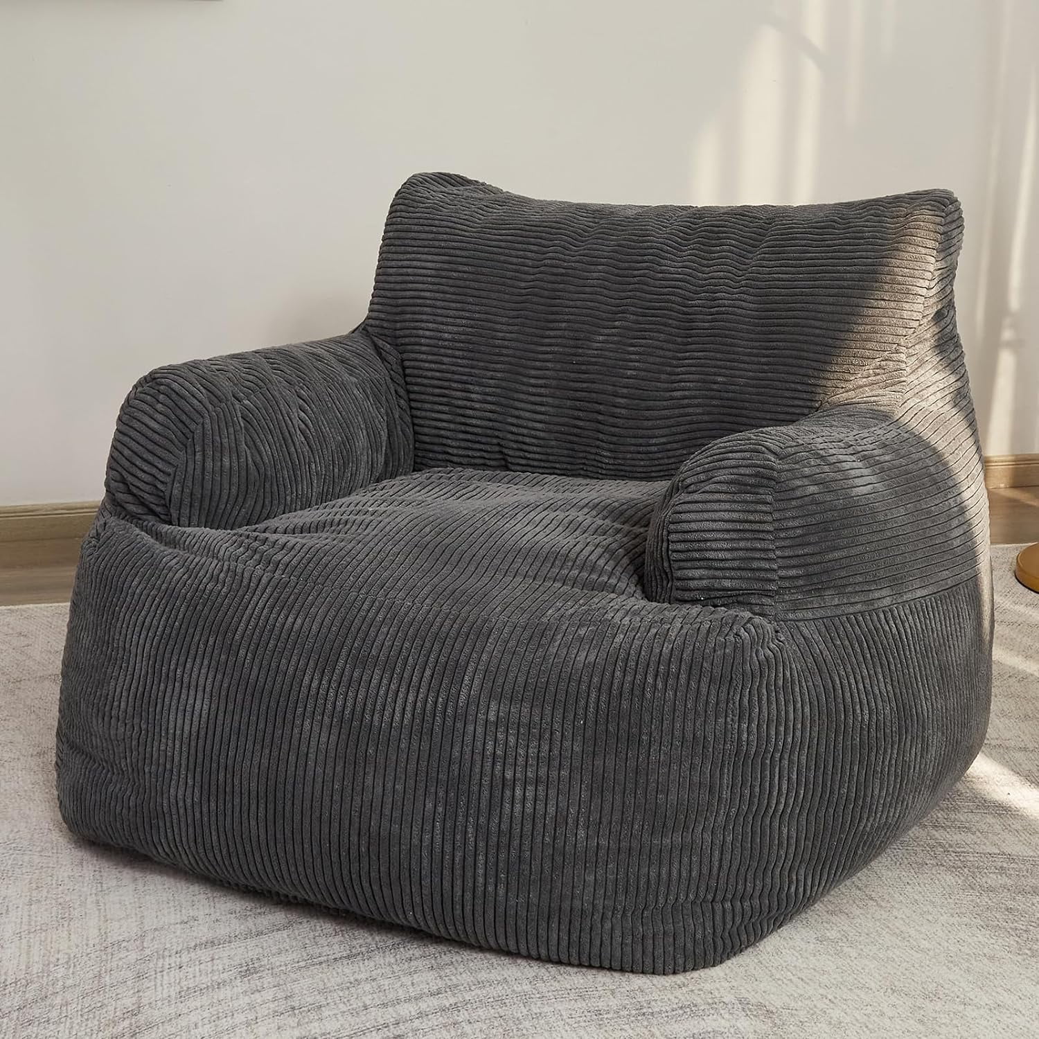Giant Bean Bag Chair Sofa, Big Comfy Chair for Bedroom Living Room ...