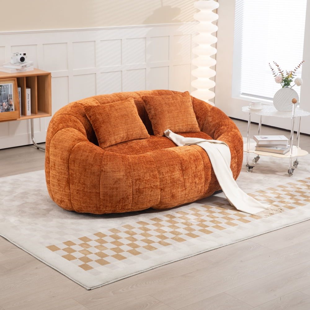 Giant Bean Bag Sofa Couch for Adults, 2 Seats Lounger Chairs With ...