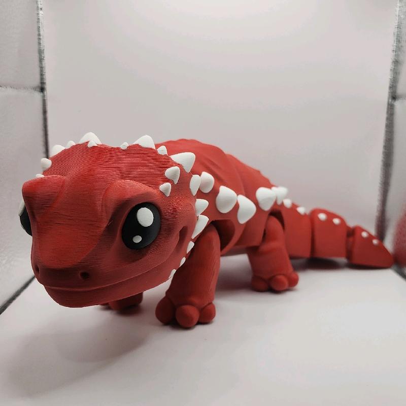 Giant Bearded Dragon | 3D Printed Articulating Figurine Great Gift and ...