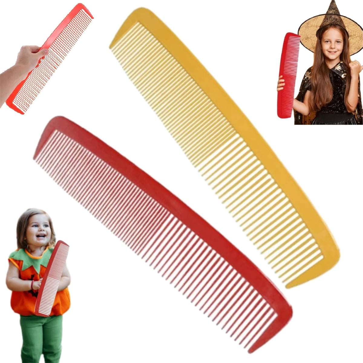 Giant Big Comb Props, GIXUSIL Giant Comb Prank for Carnival Cosplay ...