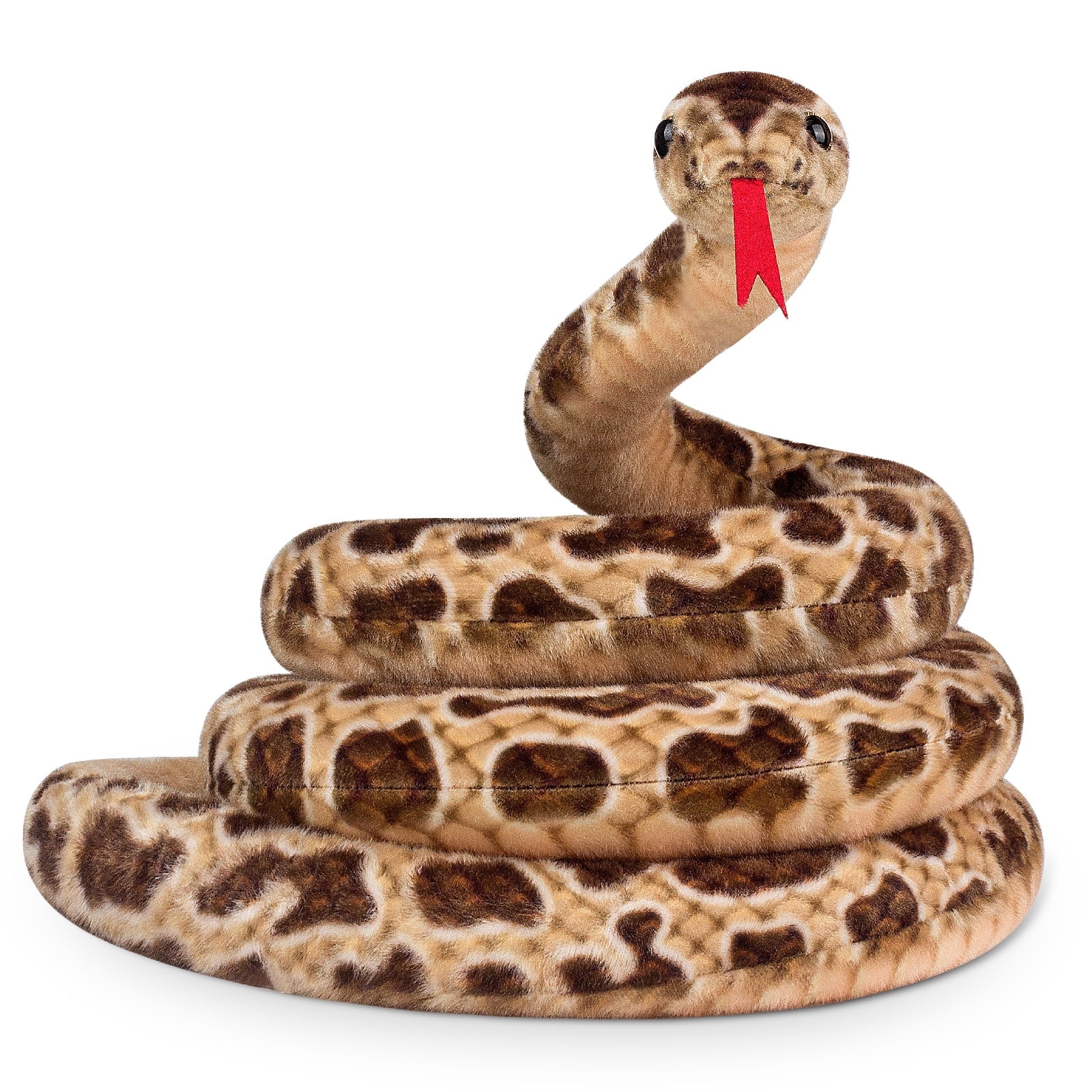 Giant Boa Constrictor Large Stuffed Animal Snake Plush Realistic Toy ...
