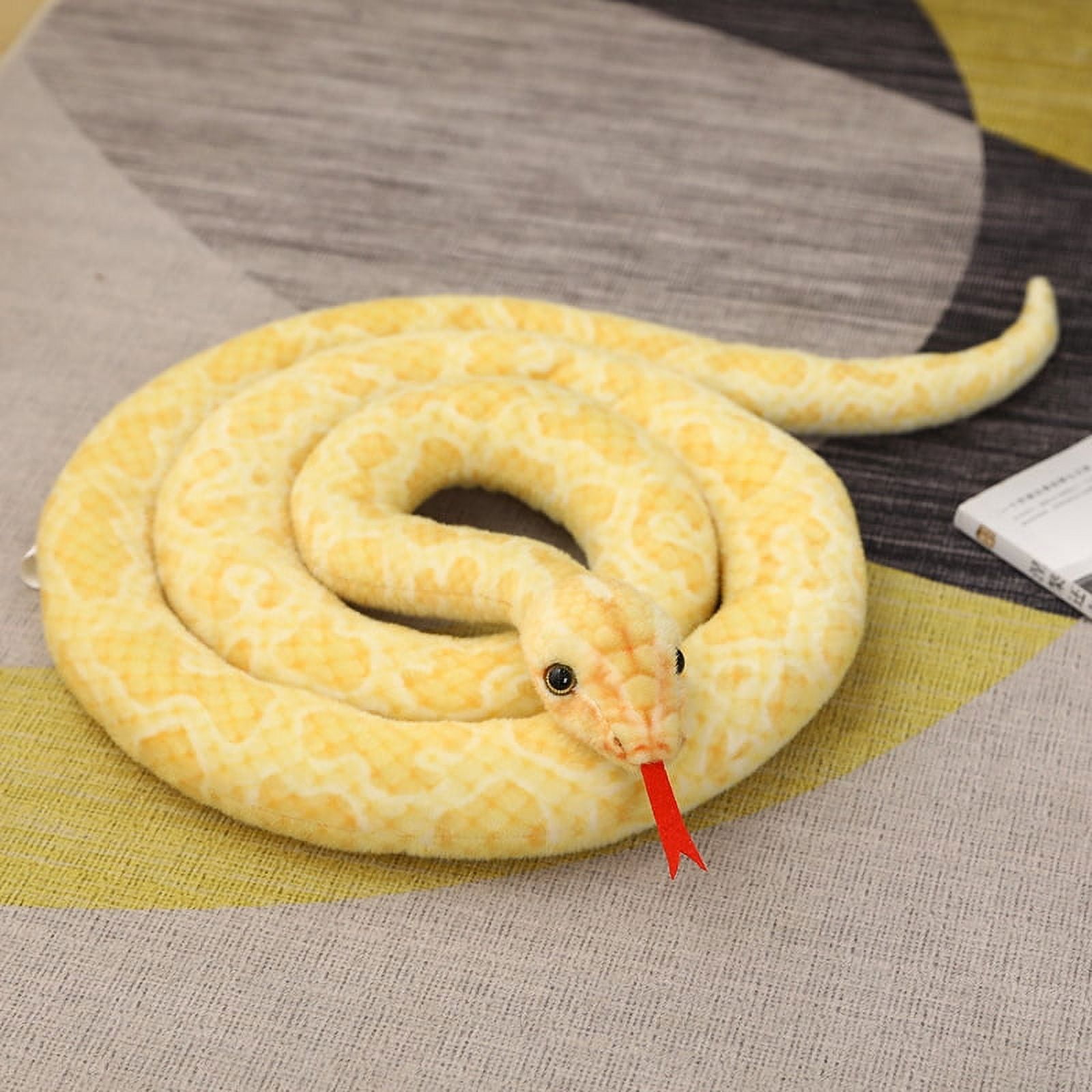Giant Boa Constrictor Large Stuffed Animal Snake Plush Realistic Toy ...