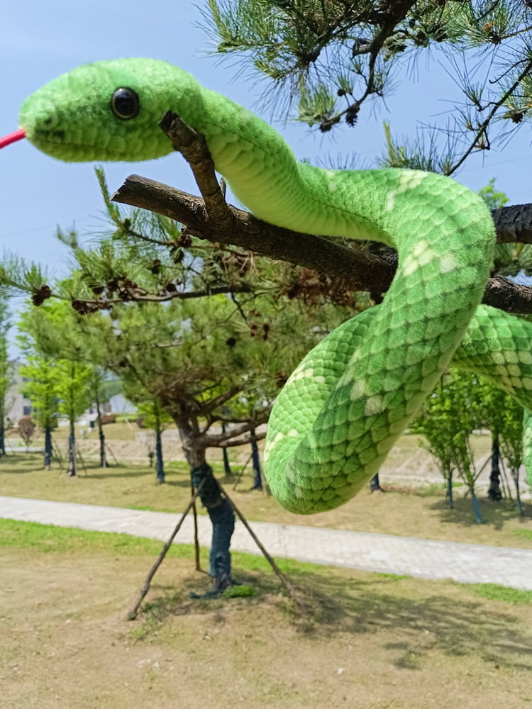 Giant Boa Simulated Snake Stuffed Toy Safe 180cm Creatove For Halloween ...