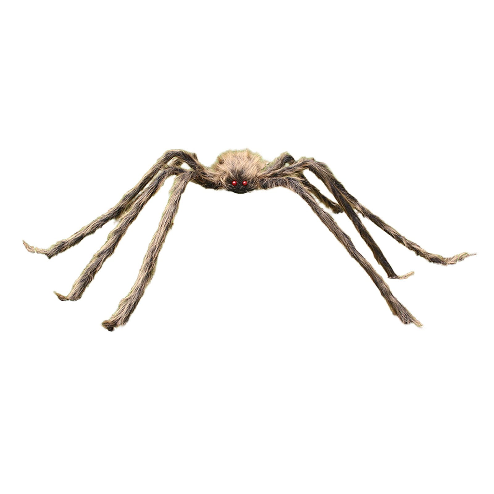 Giant Brown Tarantula Spider Prop - Realistic Large 49" Halloween Decor ...