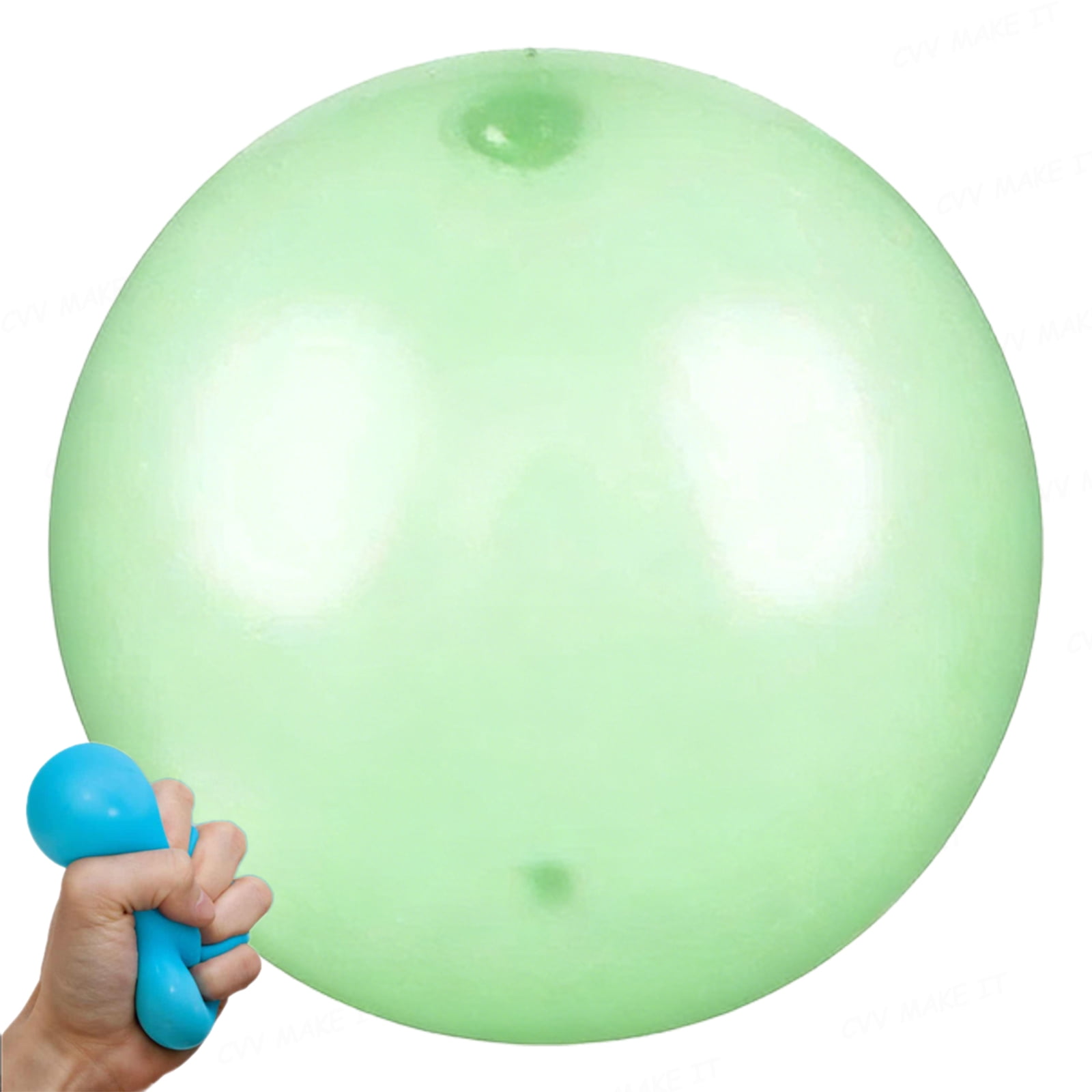 Giant Bubble Ball Reusable Water Bubble Ball with Straw, Inflatable ...