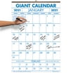 "18"" x 24"" Erasable Undated Monthly Planner, Laminated Wall Calendar ...
