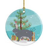 Giant Chinchilla Rabbit Christmas Ceramic Ornament - Walmart.com