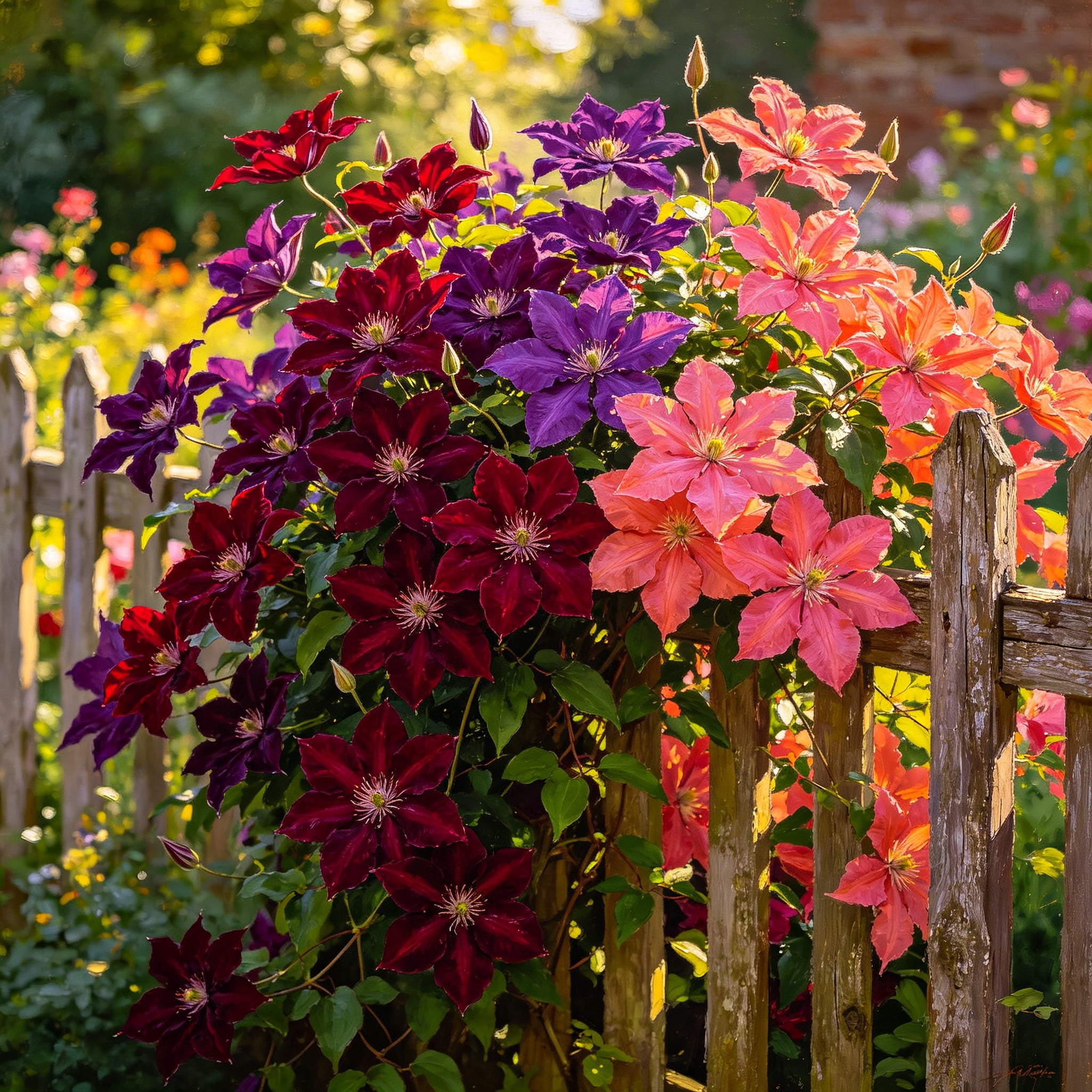 Giant Clematis Vine For Planting Ideal for Gardening Deer Resistant ...