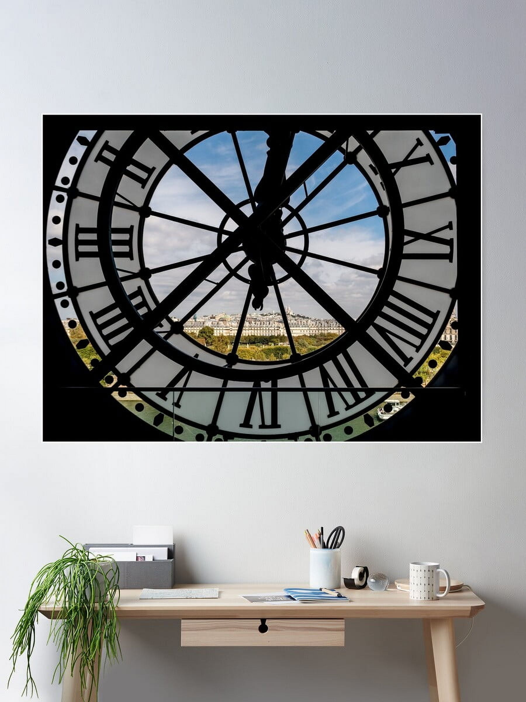 Giant Clock - Musee D'Orsay, Paris Poster Wall Art, Modern Wall Decor ...