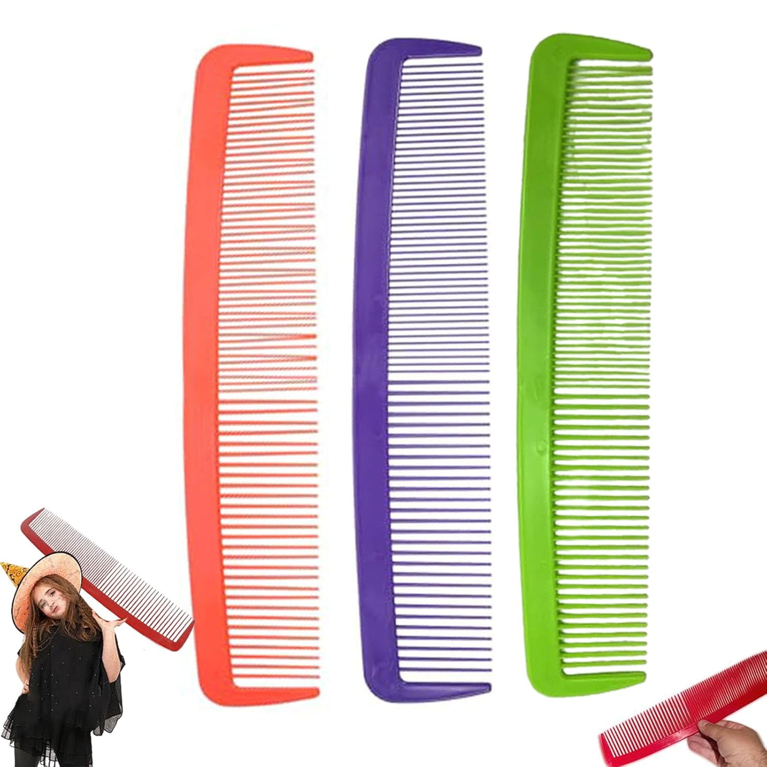 Giant Clown Comb, Funny Huge Comb Prank, Big Comb Wide Tooth Combs for ...