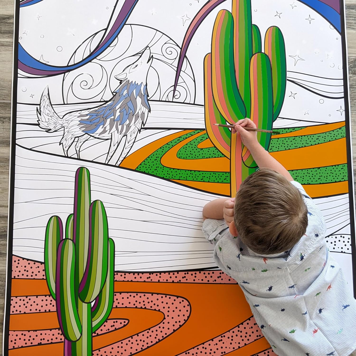 Giant Coloring Poster - Huge Desert Coloring Posters for Adults & Kids ...