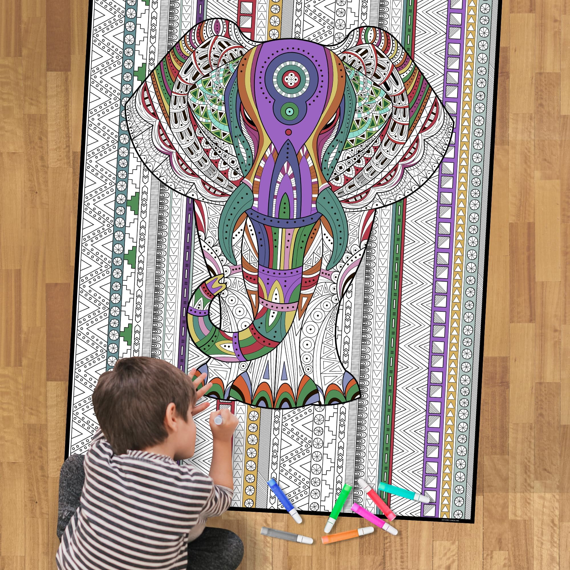 Giant Coloring Poster - Premium Jumbo Coloring Sheets for Kids & Adults ...