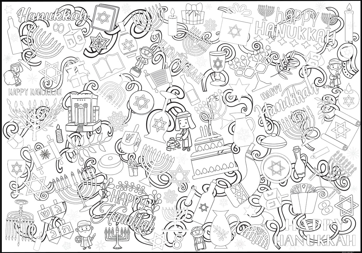 Giant Coloring Poster - Premium Jumbo Coloring Sheets for Kids & Adults ...