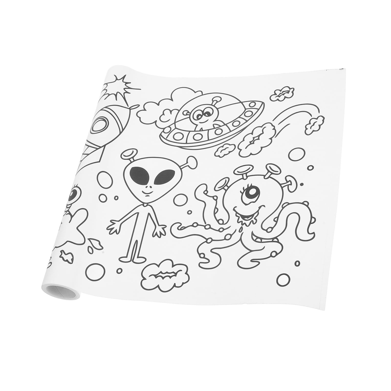 Giant Coloring Poster Space-Themed Coloring Roll Children's Drawing ...