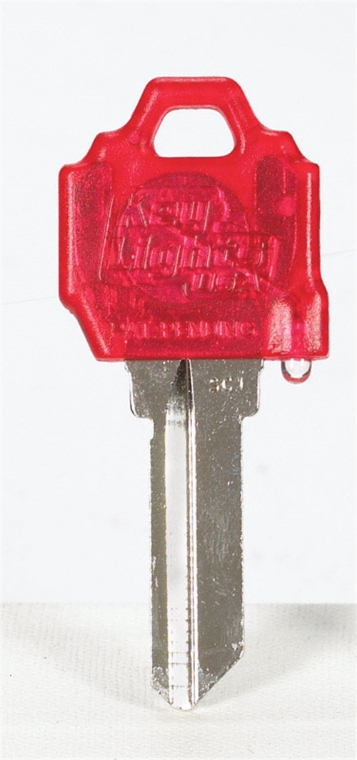 Giant Concepts LLC Keylights Red Head House Key Blank w/Flashlight SC1 ...