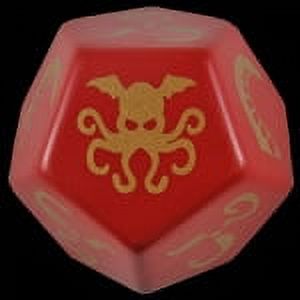 Giant Cthulhu Dice Dark Red with Gold Steve Jackson Games - Walmart.com