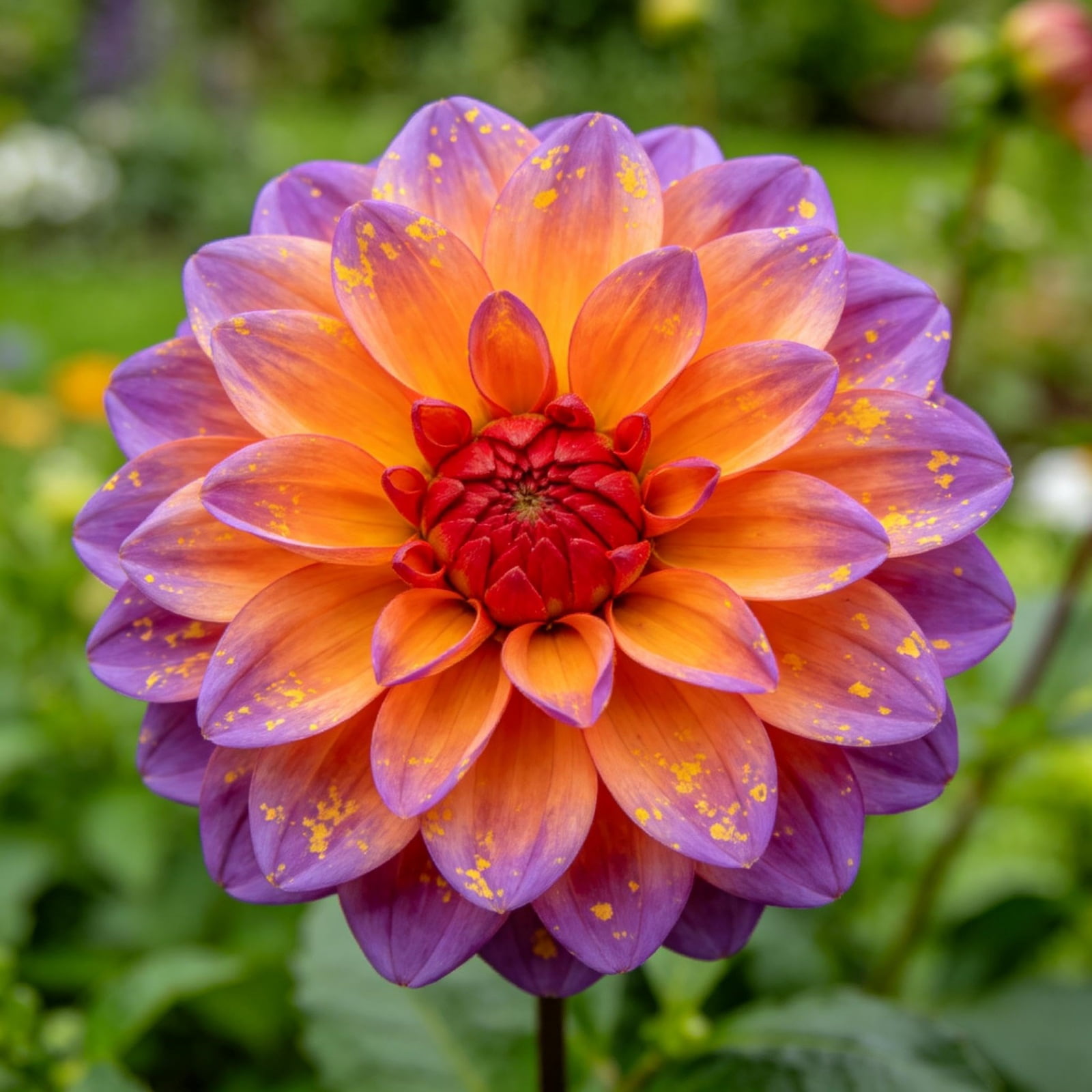 Giant Dahlia For Planting Ideal for Gardening Deer Resistant Variegated ...