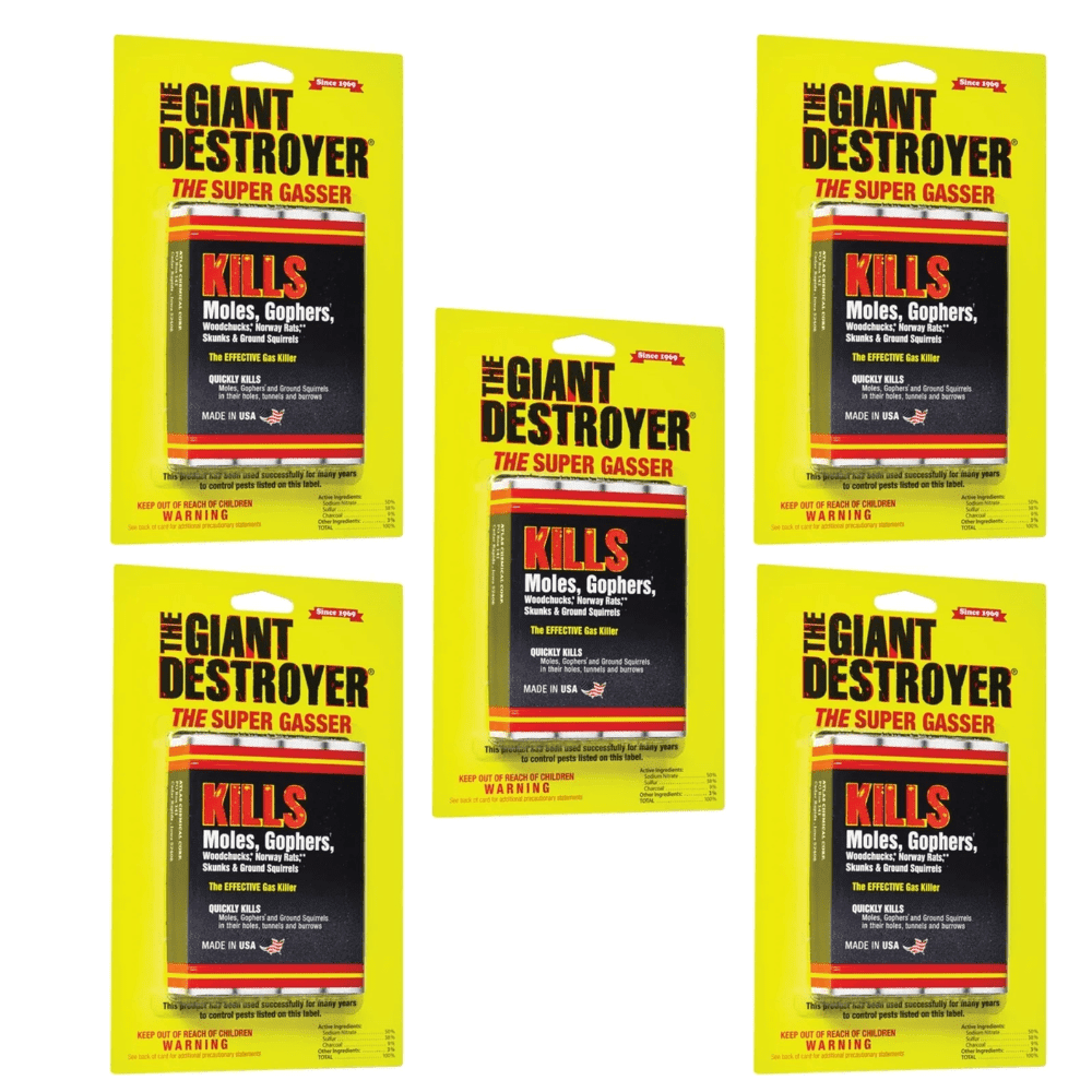 Giant Destroyer Mole Killer, Rat Poisen, Vole Killer, Gopher Killer ...