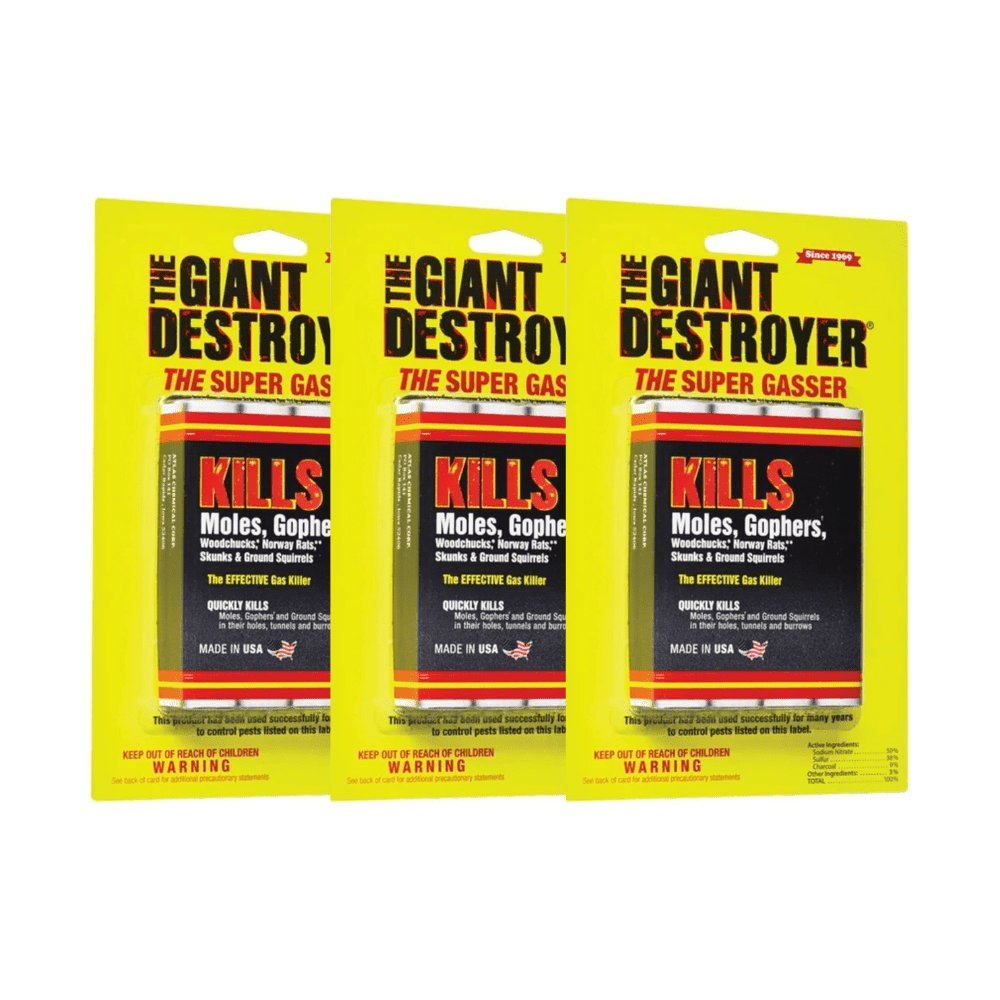 Giant Destroyer Mole Killer, Rat Poisen, Vole Killer, Gopher Killer ...