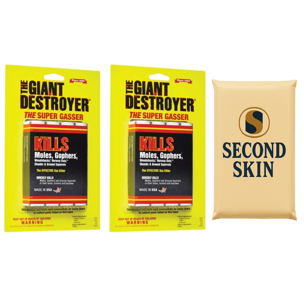 Second Skin Giant Destroyer Mole Killer, Rat Poisen, Vole Killer ...