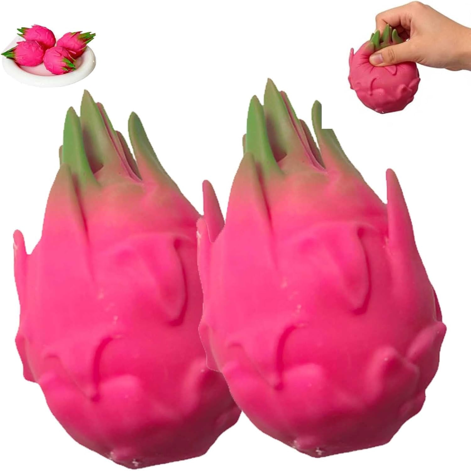 Giant Dragon Fruit Squishy, Jumbo Slow-Rising Stress Relief for Adults ...