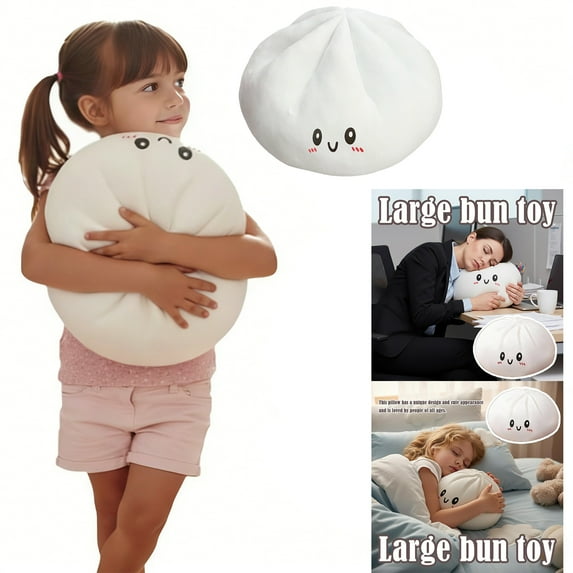 Giant Dumpling Plush Toys, 7.87 Inch Jumbo Dumpling Plush Pillow Toy ...