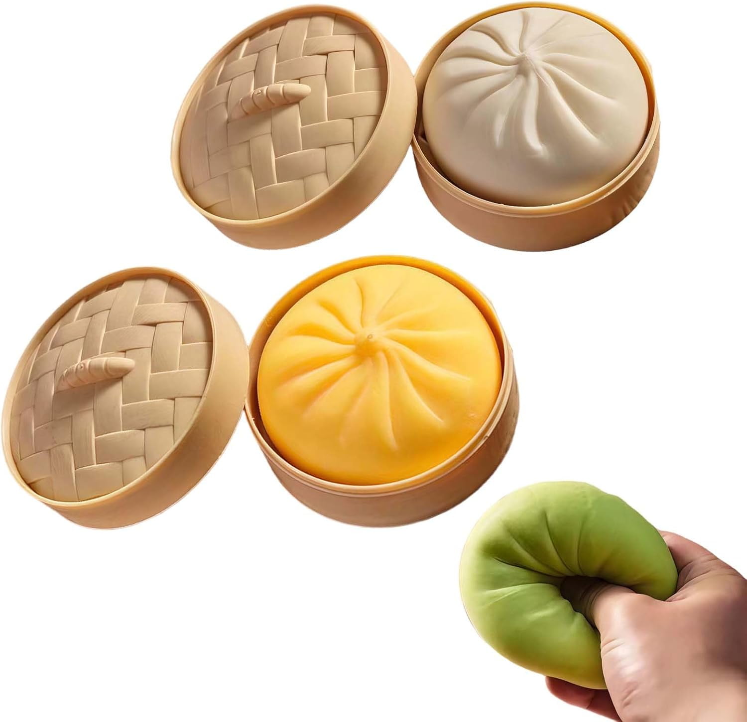 Giant Dumpling Squishy, Dumpling Squishy Large, Mega Rainbow Dumplings ...