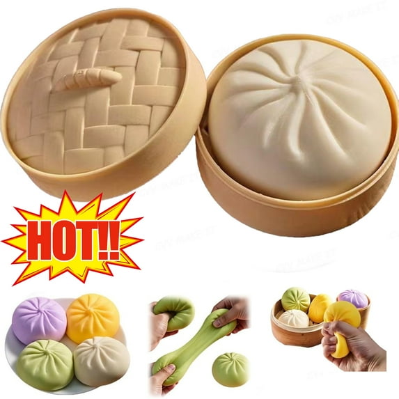Giant Dumpling Squishy Jumbo Dumpling Stress Ball Dumplings Squishy ...