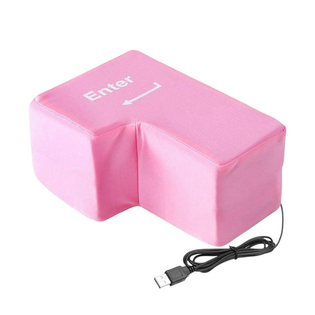 Giant Enter Key Pillow - Large Button USB Enter Key Replacement Stress ...