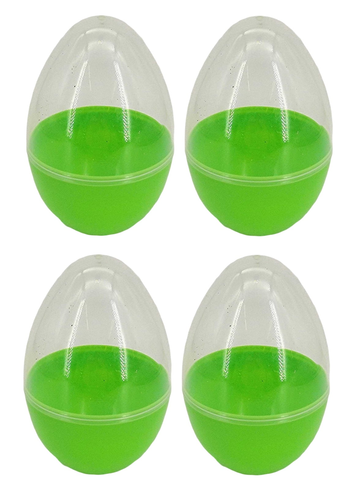 Giant Fillable Plastic Easter Eggs 4 Pack 6 inch Oversized Egg Hunt ...