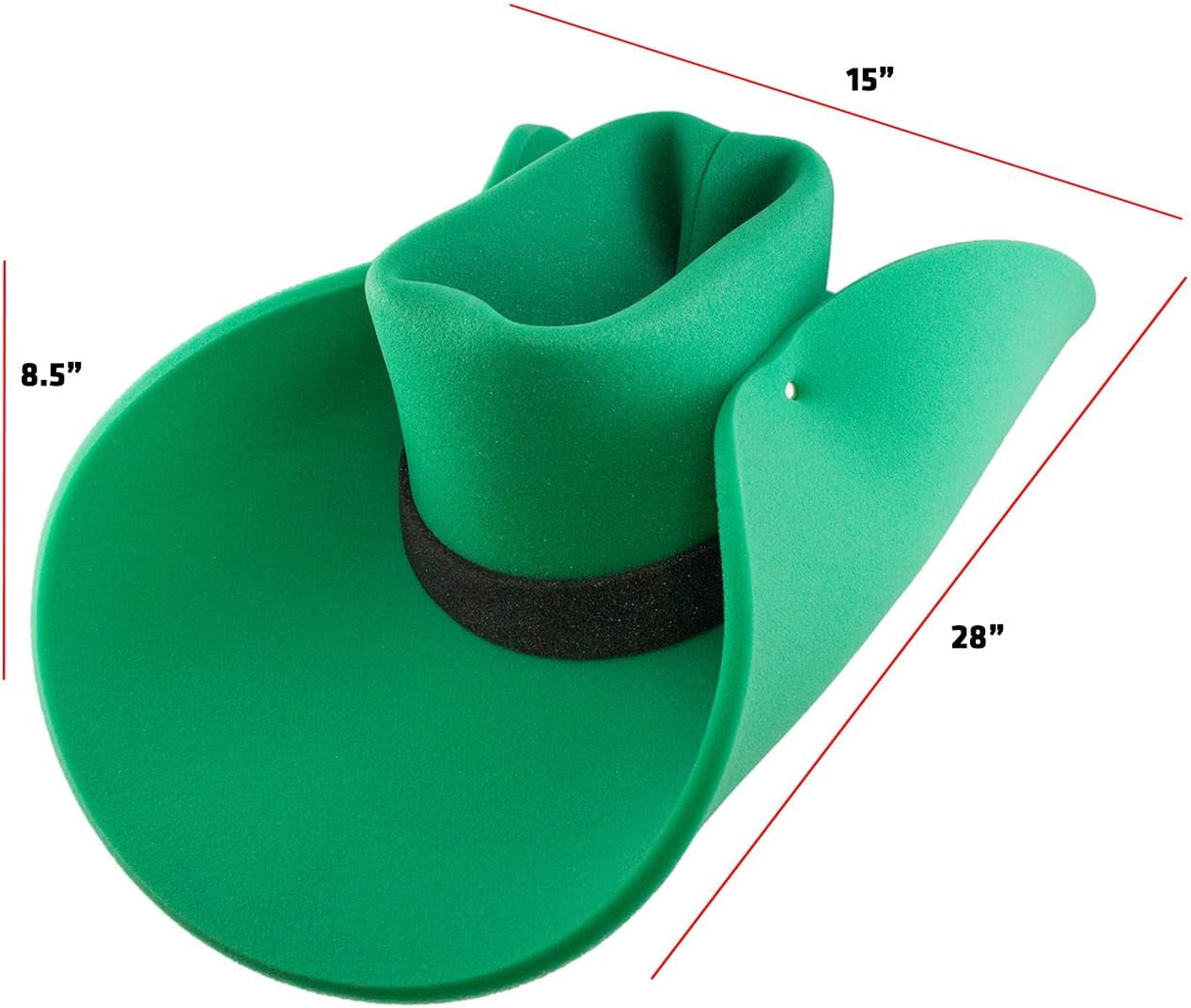 Giant Foam Cowboy Hat - Oversized Cowboy Hat - Silly, Crazy And Funny ...