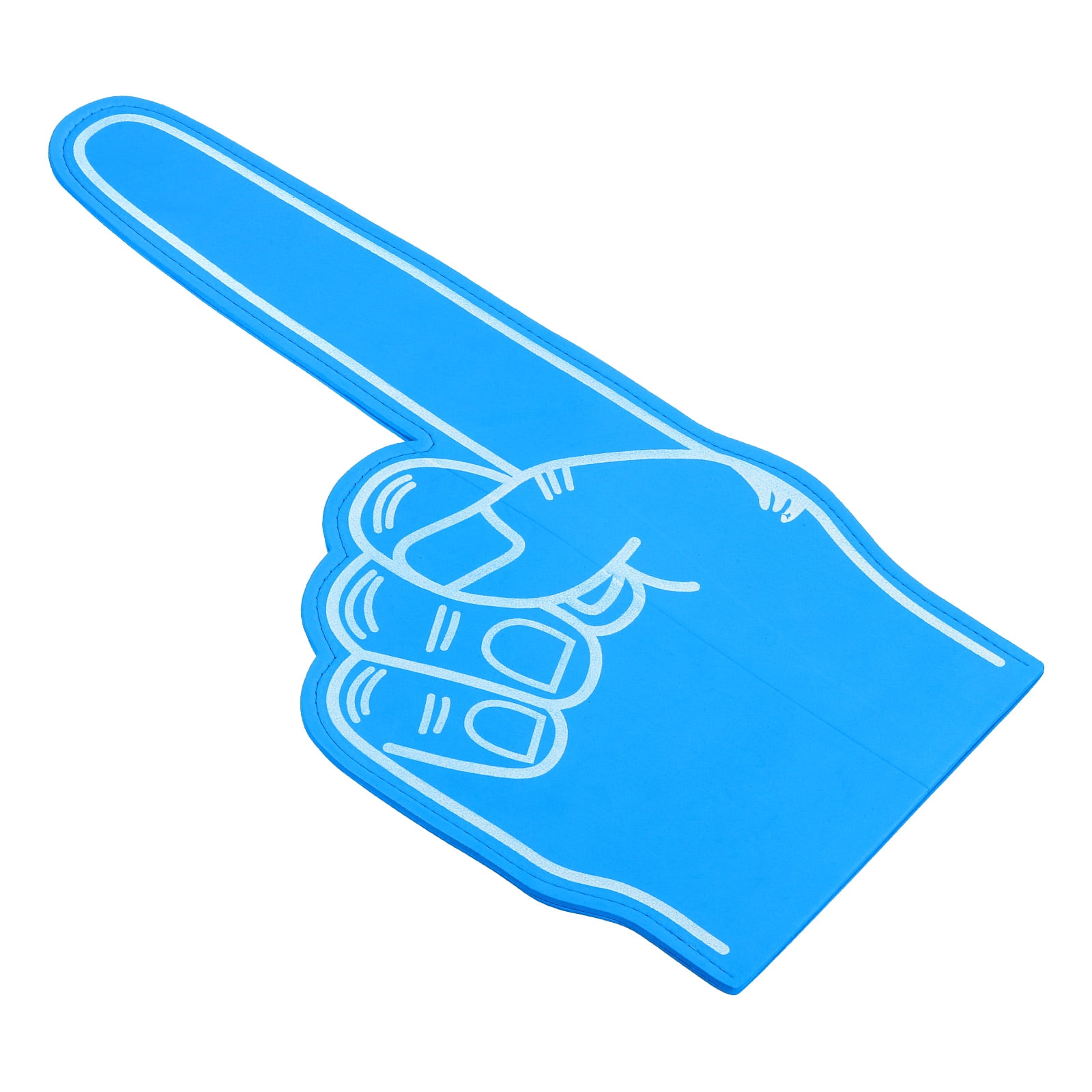 Giant Foam Finger 18 Inch EVA Number 1 DIY Blank Foam Hand, Blue ...