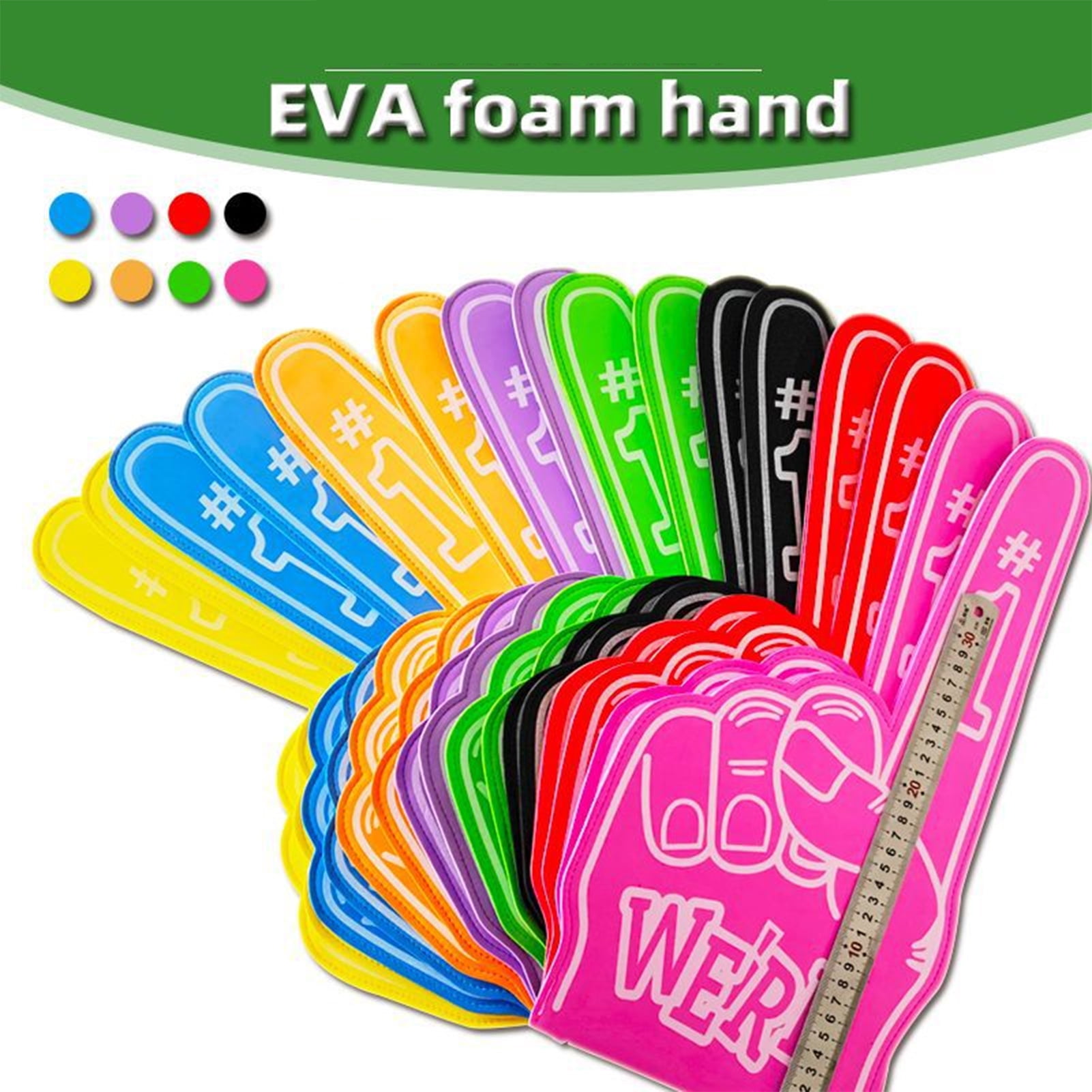 Giant Foam Finger We're Number 1 EVA Foam Hand Sports Events ...