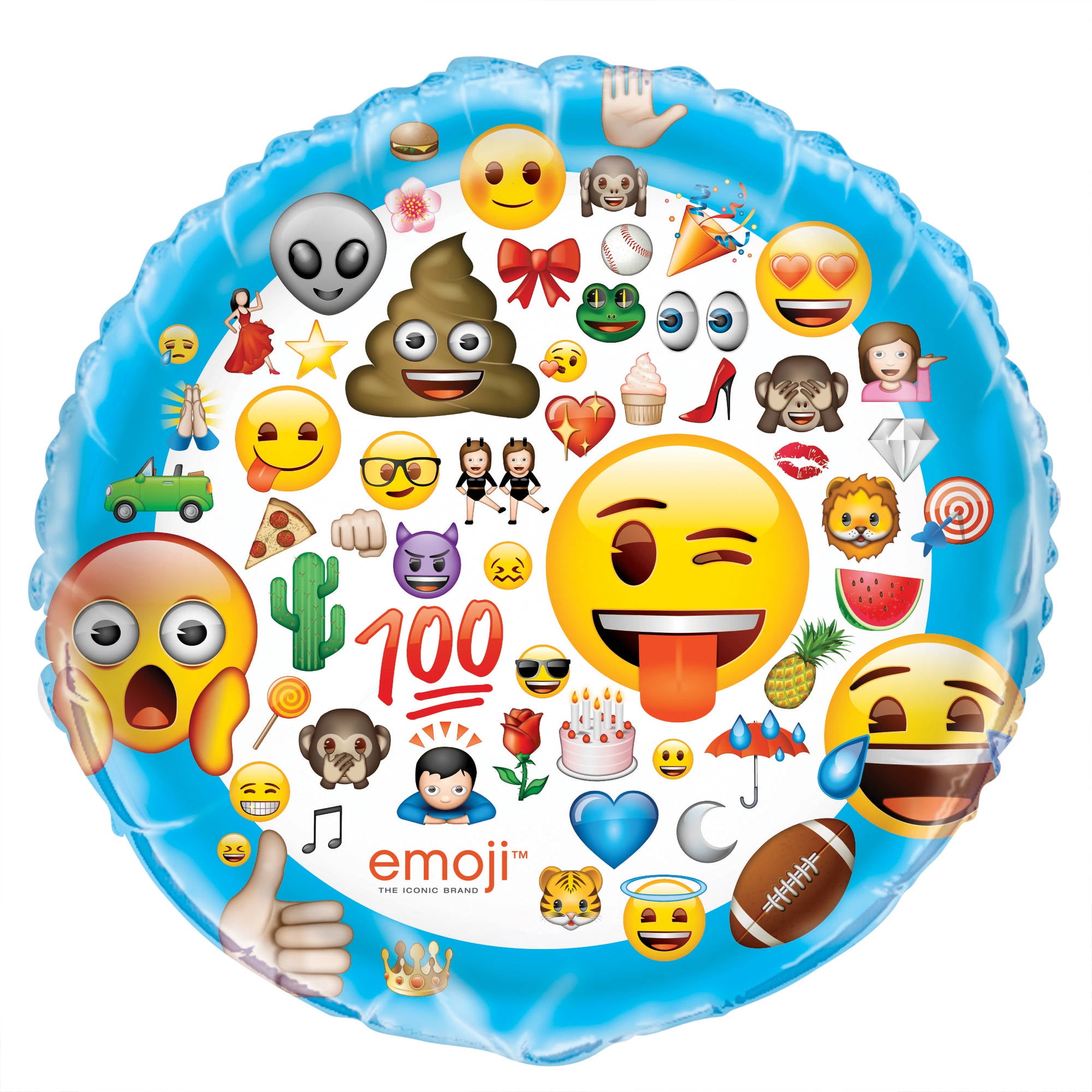 Giant Foil Emoji Balloon, 34 in, 1ct - Walmart.com