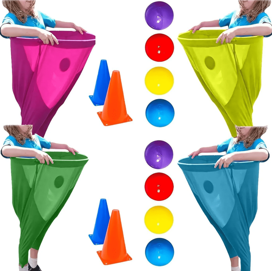 Giant Freaky Outdoor Party Game with Bouncy Balls & Marker Cones, the ...