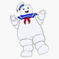 Giant Friendly Marshmallow Ghost Cartoon Character Retro Decal For ...