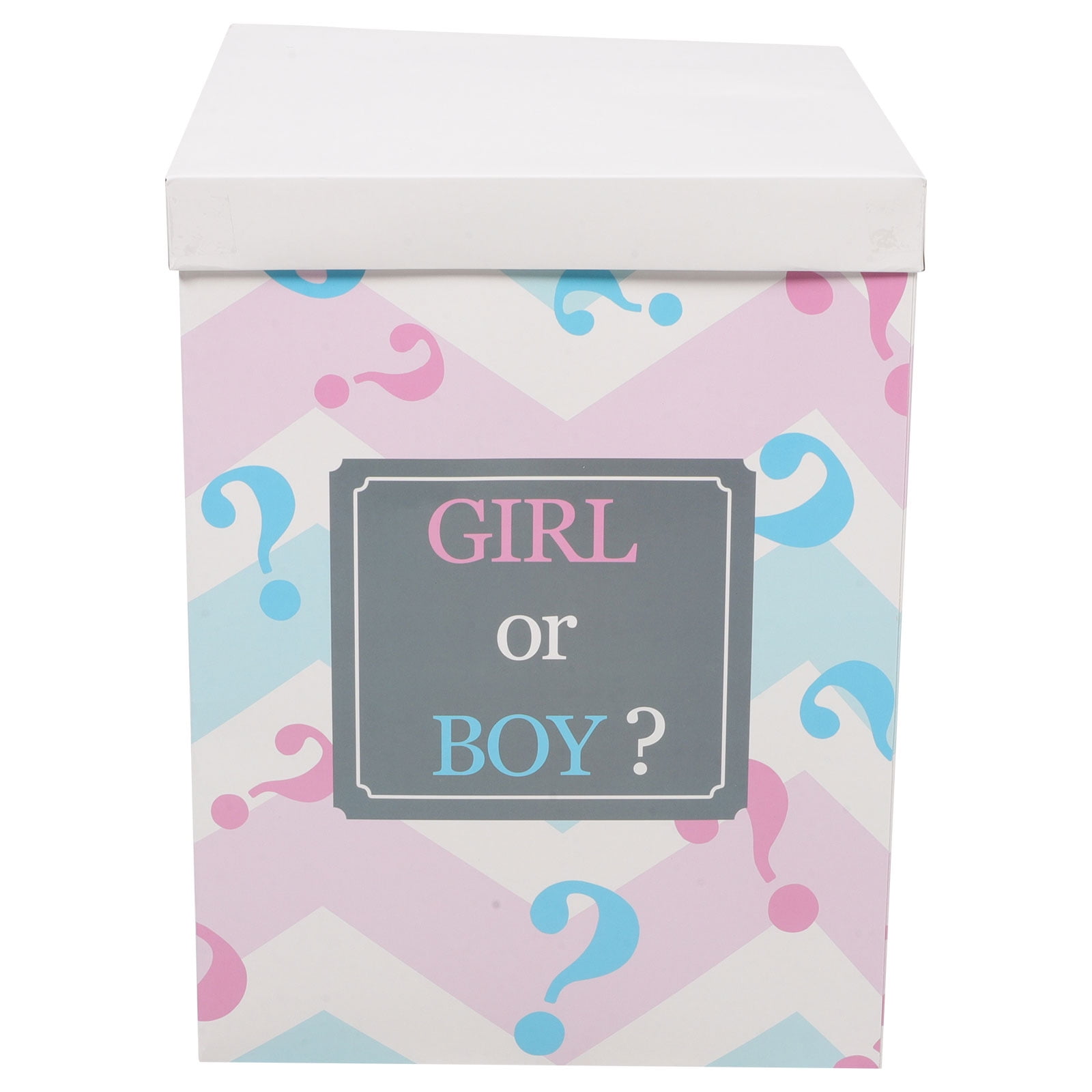 Giant Gender Reveal Box Eye-catching Decoration Baby - Walmart.com