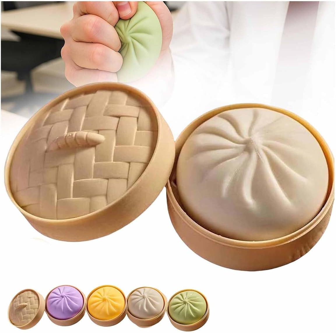 Giant Glitter Dumpling, Giant Dumpling Squishy - Slow Rising PU Foam ...