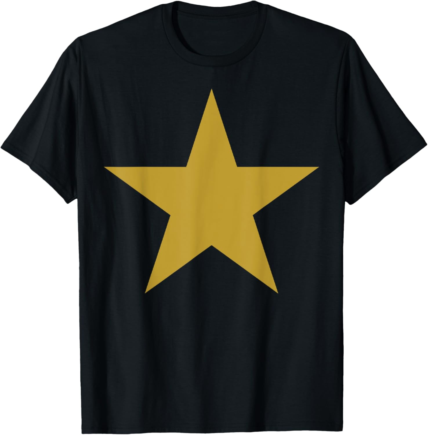 Giant Golden Star Matte Finish T-Shirt - Walmart.com