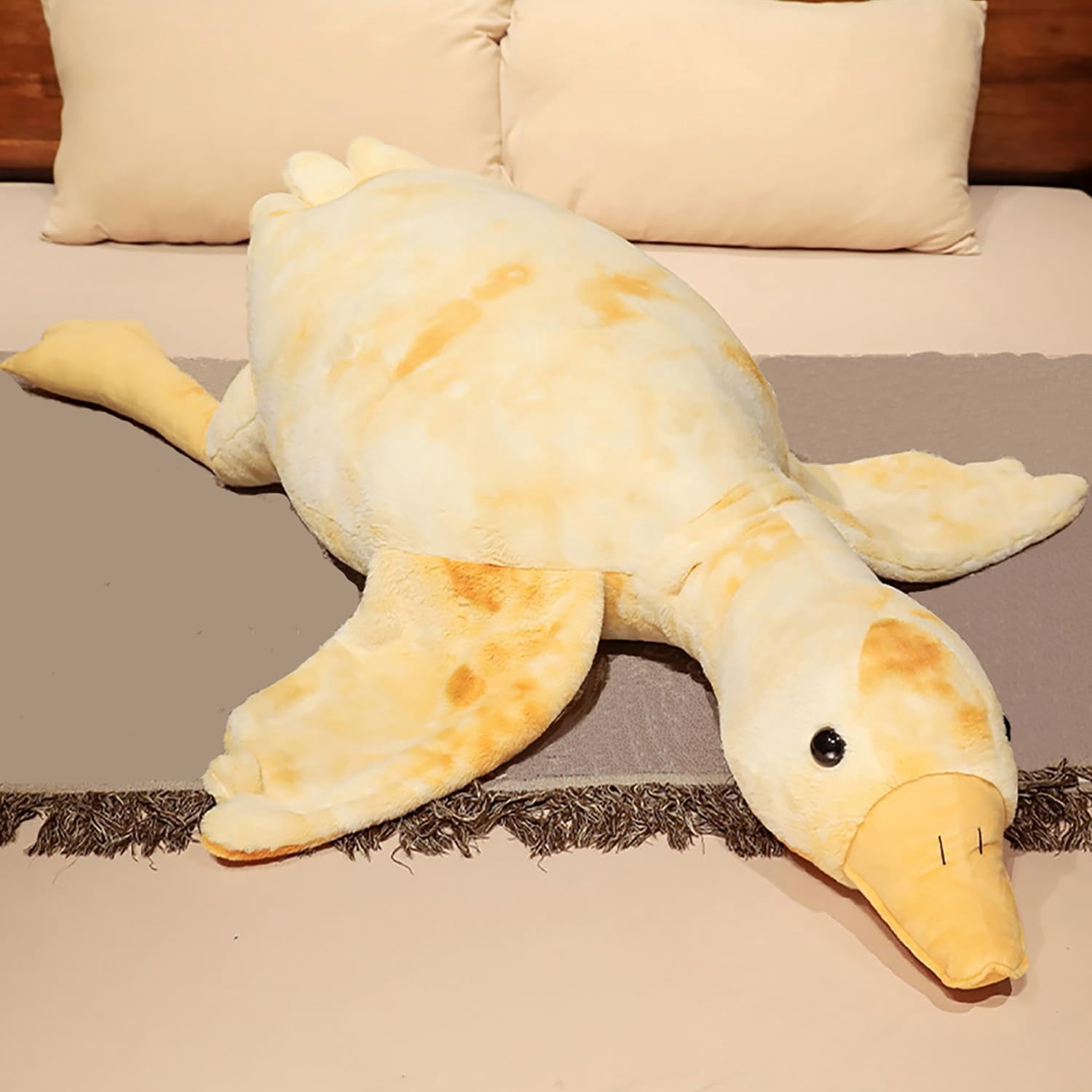 Giant Goose Stuffed Animal - Very Fat Duck Plush Pillow, Hugging , Cute ...