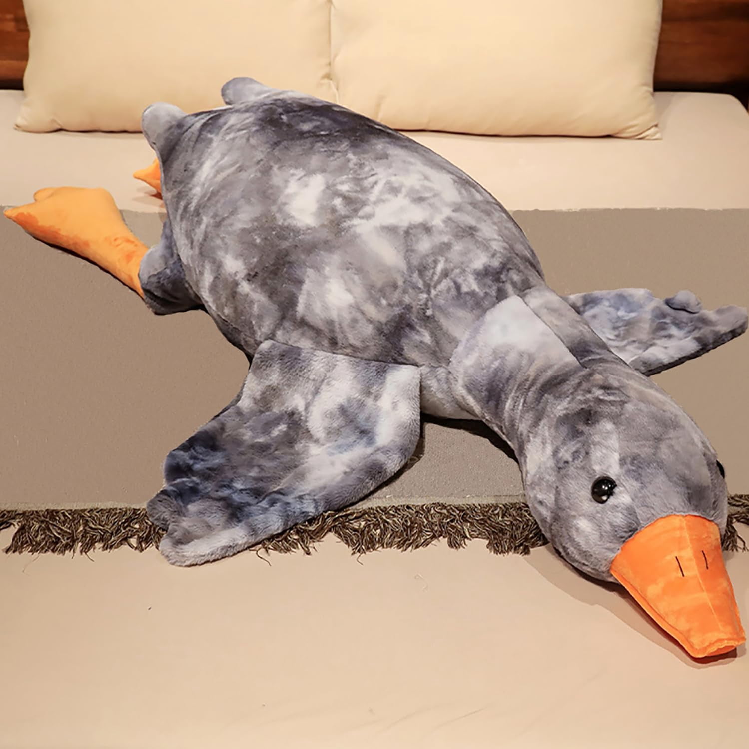Giant Goose Stuffed Animal - Very Fat Duck Plush Pillow, Hugging , Cute ...